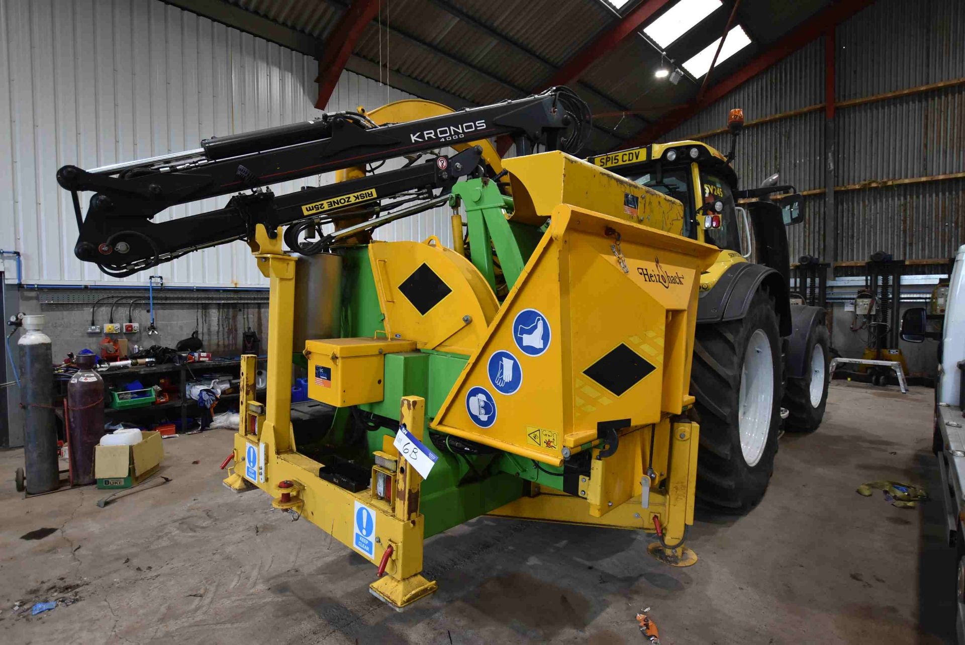 Valtra Tractor Chipper | Shovlin Plant Hire Limited